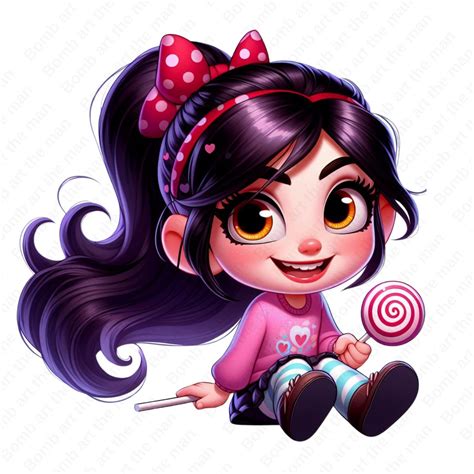 Vanellope Png Wreck It Ralph Clipart Vanellope Von Schweetz Clipart Instant Download Etsy
