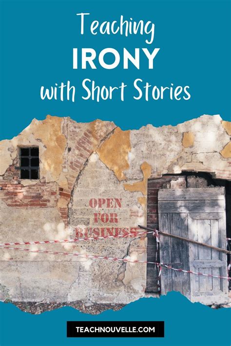 Teaching Irony With Short Stories Artofit