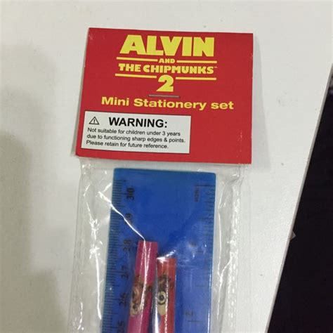 Alvin Chipmunks 2 Pencil Set Hobbies And Toys Toys And Games On Carousell