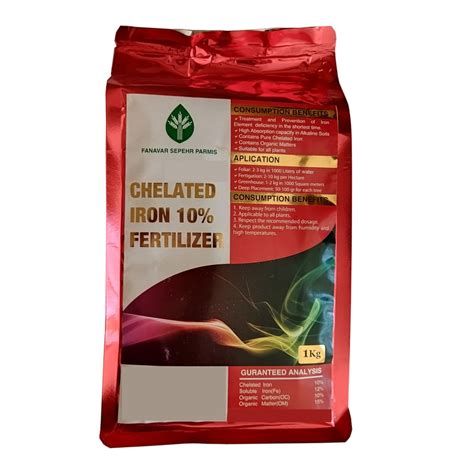 قیمت و خرید کود کلات آهن 10 درصد فن آور سپهر پارميس مدل پودري وزن 1 کیلوگرم