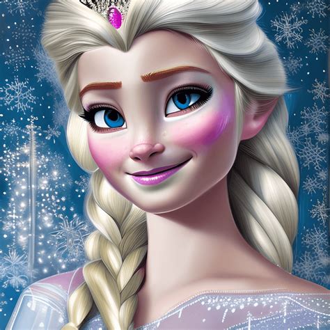 Beautiful Princess Elsa Graphic Creative Fabrica