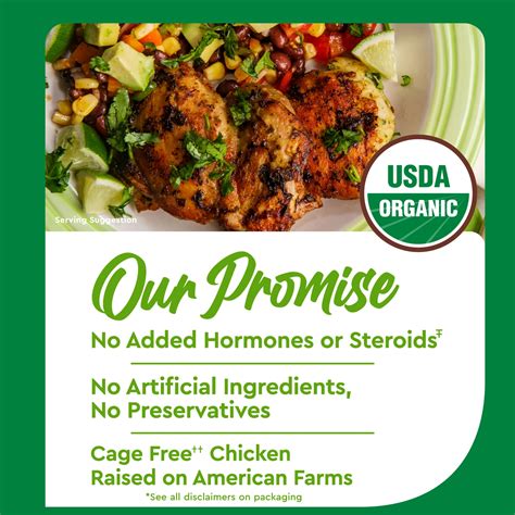 Organic Boneless Skinless Chicken Thighs Just Bare Foods