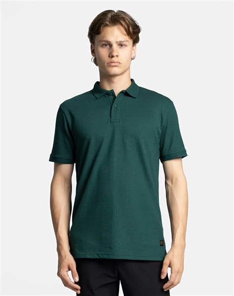 Deedat Polo Regular Fit Tees Dark Green Deedat