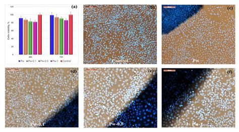 evaluation of cytotoxicity a mtt assay and b f morphological
