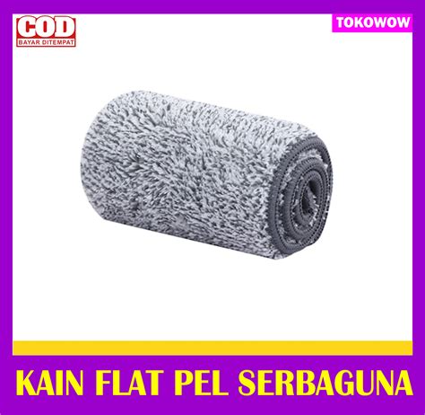 Refil Kain Pel Flat Mop Pel Tarik Praktis Ultra Mop Hand Free Kain Pel