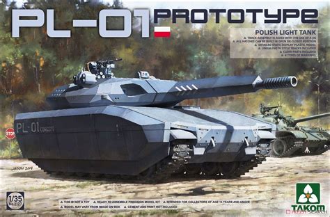 Pl 01 Prototype Polish Light Tank Plastic Model Hobbysearch