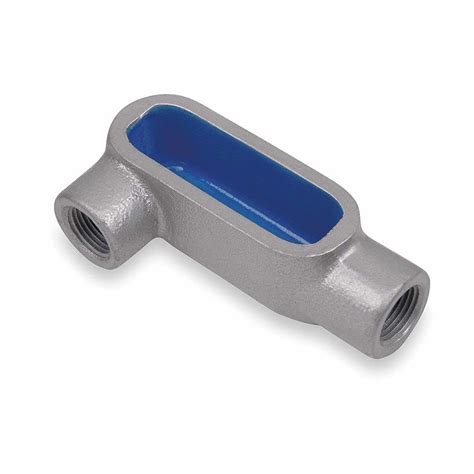 Caja Condulet Ovalada Tipo Lr 2¨ Rosca Acero Galvanizado Stapa Lr67