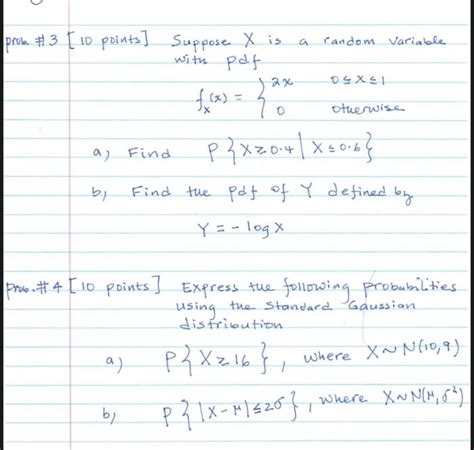 solved prob 1 [10 points] suppose the random variable y