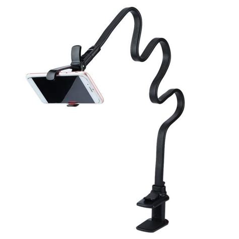 Fleu Support De Tablette Et Smartphone Pliable Support Réglable En Col De Cygne Stand Avec Bras