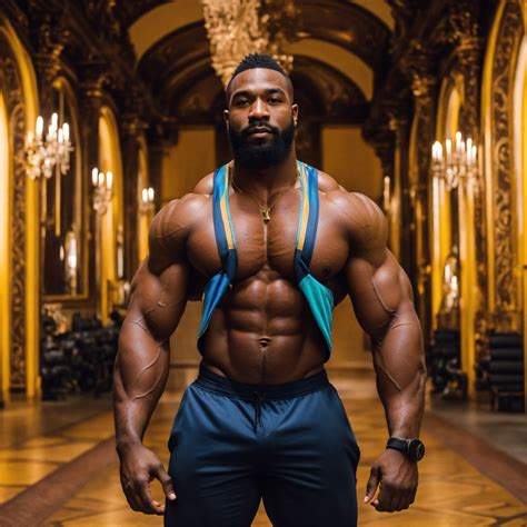 Lexica 30 Year Old Hairy Black Man With Big Muscles Big Bodybuilder