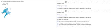 solved use the two path test to prove that the following