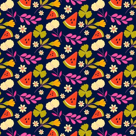 Fruit Tile Design Vectors And Illustrations For Free Download
