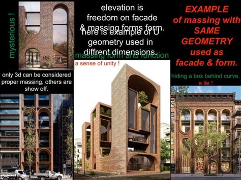 Massing Of Building By Nayandeep Pptx Interior Decorating Home