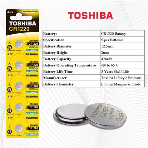 Cr1220 3v Battery Equivalent At Michelle Reis Blog