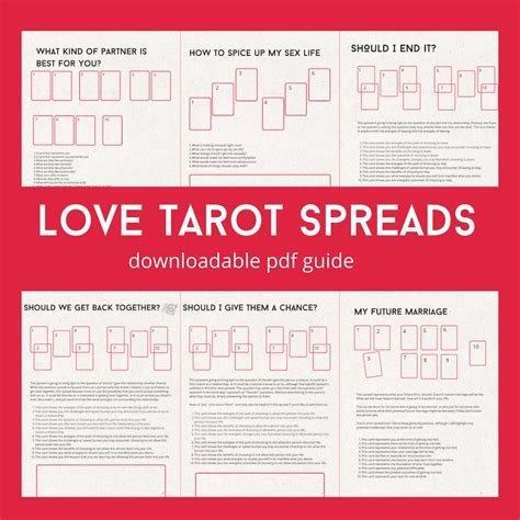 20 Love Tarot Spreads Cheat Sheet Examples Give The Most Detailed Love