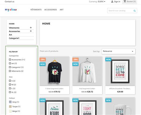 Ps Facetedsearch FO The Block Allowing Multiple Filters In The DisplayLeftColumn Is Not