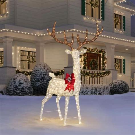 Lighted Christmas Lawn Reindeer