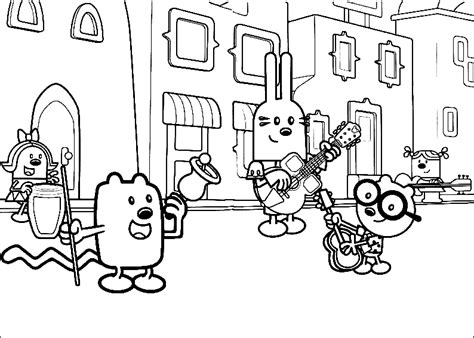 Wow Wow Wubbzy Coloring Pages 10 Dibujos Faciles Para