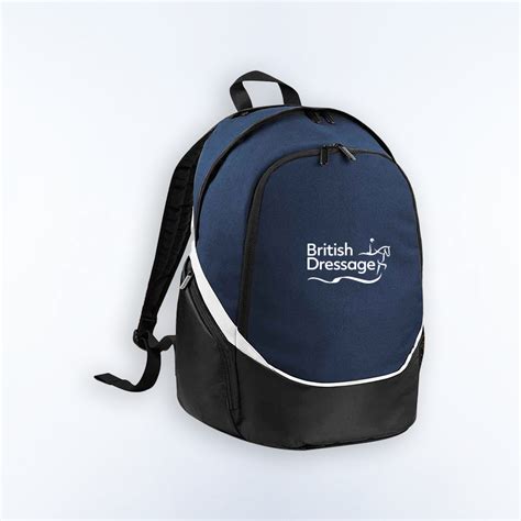 Navy Backpack British Dressage