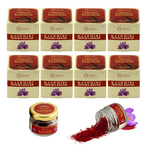Amayu Saffron Kashmiri Kesar 1g High Grade A Saffron Kashmiri Kesar