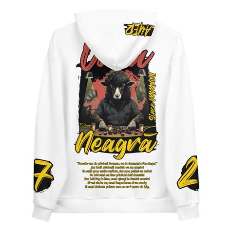 Hanorac Alb Player Oaia Neagra Shop