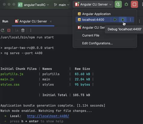 Run And Debug Angular Applications Clion Documentation