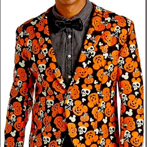 Disney Suits And Blazers Disney Halloween Glow In The Dark Jacket