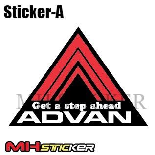 Advan Vinyl Cutting Stickers Car Motor Shopee Malaysia