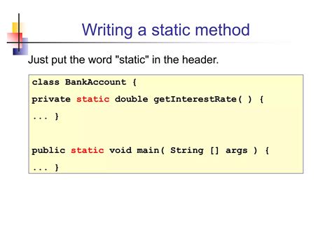 15 Static Methodsppt