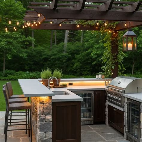 15 Outdoor Kitchen Bar Ideas For Stylish Backyard Living