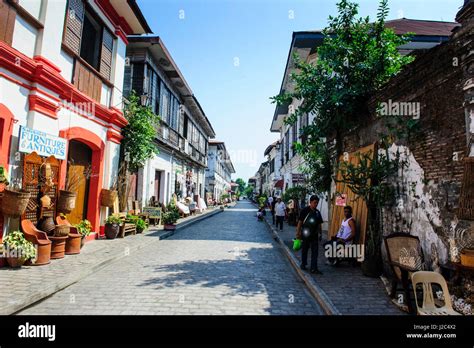 Spanish Colonial Architecture In The Unesco World Heritage Site Vigan