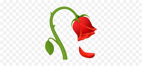 Wilted Flower Icon Wilted Rose Emoji Pngflower Icon Vector Free