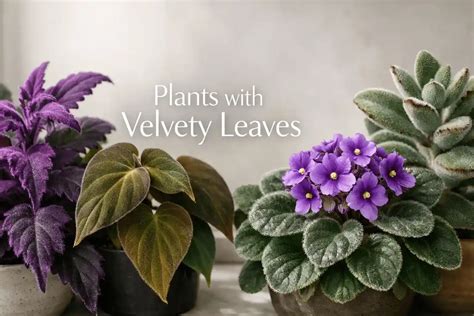 7 Essential Plants With Velvety Leaves You Can Grow Greenery Inside