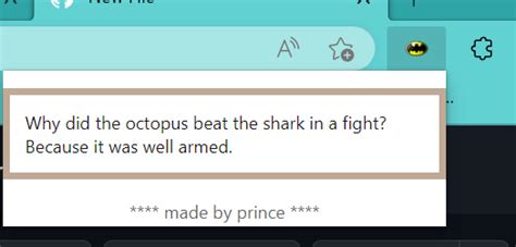 github geek prince7 jokes chrome extention this is a simple jokes