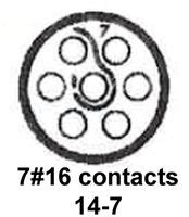 Bacc63bp14d7p6 Cinch Connectivity Solutions Conector Circular