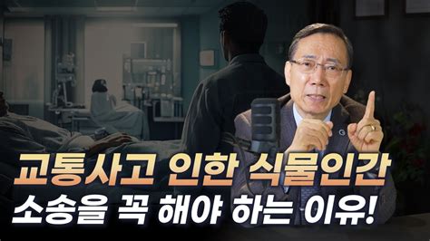 교통사고로 인한 식물인간 소송을 꼭 해야 되는 이유 Youtube