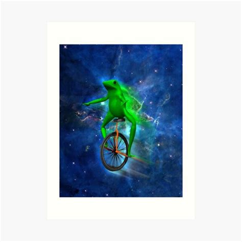 Dat Boi Frog Art Prints Redbubble