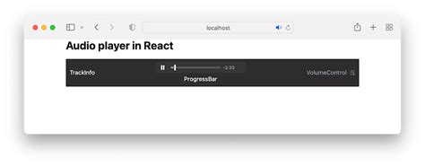 Building An Audio Player In React To Play Sound Or Music Logrocket Blog