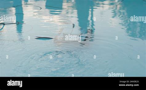 Electric Pool Cleaning Robot Descends Into Deep Section Of Swimming Pool Stock Video Footage Alamy