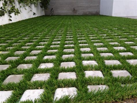 Plastic Grass Pavers Driveway
