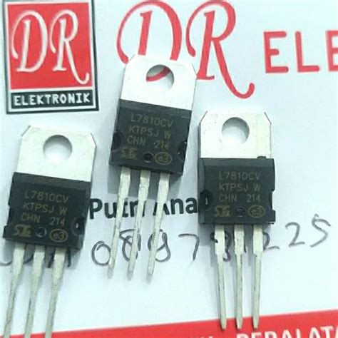 Jual Transistor 7810 Ic St L7810 L7810 Voltage Regulator Asli Chn