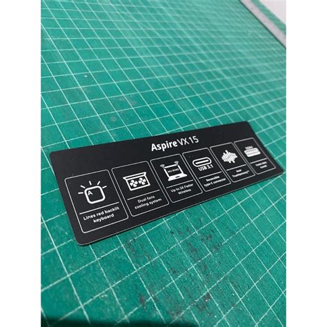 Jual Stiker Spesifikasi Laptop Acer Aspire VX15 Shopee Indonesia