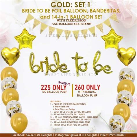 Bride To Be Bannerfoil Balloon Banderitas And 14 In 1 Balloon Set Hobbies And Toys Stationary