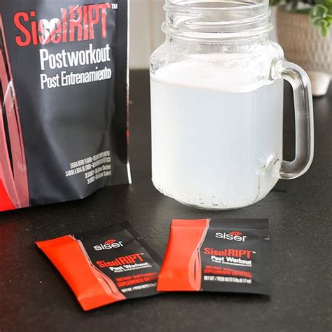 Siselript Post Workout Clinically Proven Muscle Recovery Sisel