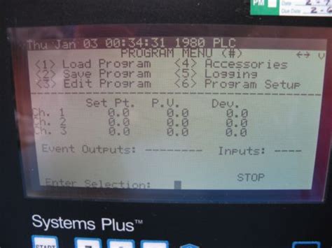Envirotronics Systems Plus Controller 386t Plc Ver 116 5033850