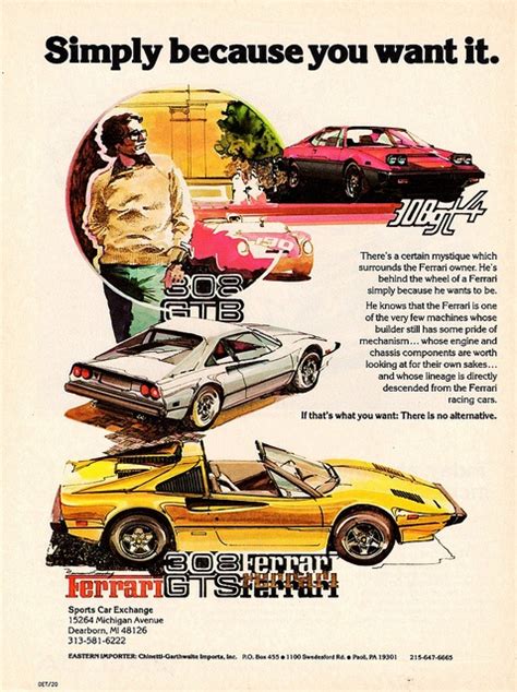 1986 Ferrari Magazine Ad Car Ads Ferrari Poster Ferrari
