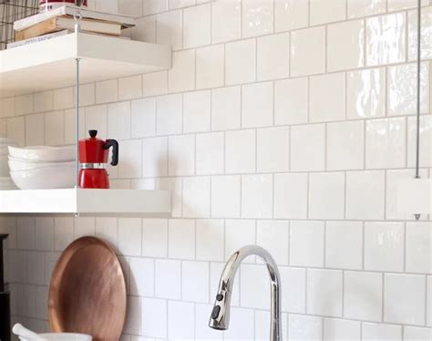 French Retro Small Square Brick Tile Handmade Gradient Amber Glaze