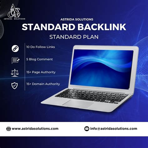Standard Backlink Bundle Standard Plan Astrida It Solutions