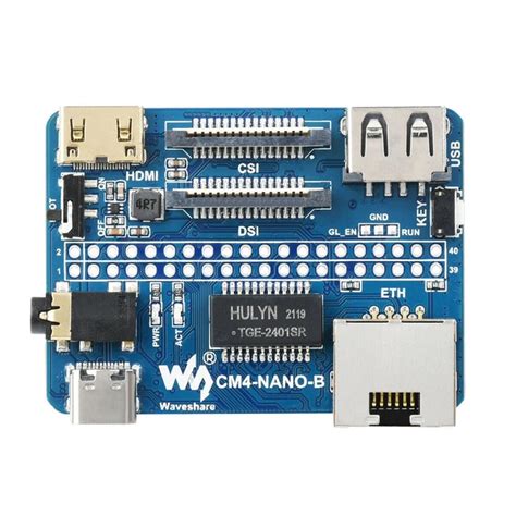 mini base board b for raspberry pi compute module 4 same size as the