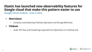 Elastic And Google Observability For Multicloud And Hybrid Environments PPT